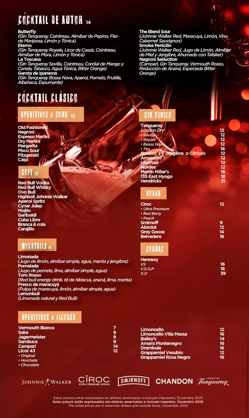 Barra De Combinação De Menus - Enjoy Punta Del Este
